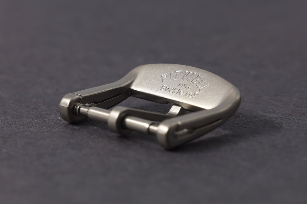Micro Adjust Watch Buckle in Bead Blasted Stainless Steel – Fitwell